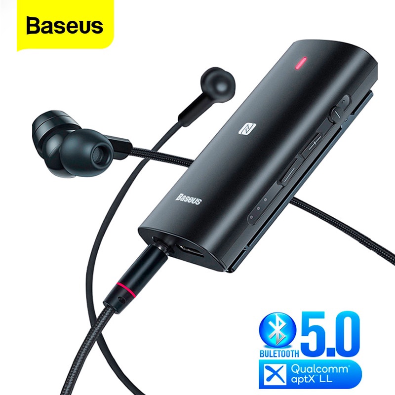 ♖baseus bongiovi dps bluetooth 5 . 0 อะแดปเตอร์รับสัญญาณเสียง 3 . 5 มม. aux aptx ll hd ไร้สาย ...