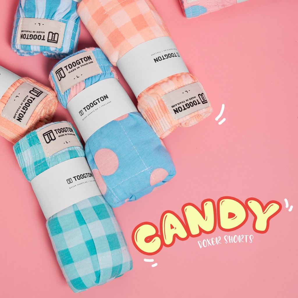 กางเกงบ๊อกเซอร์ Boxer Candy Collection Toogton บ๊อกเซอร์ชาย boxer บ็อก ...