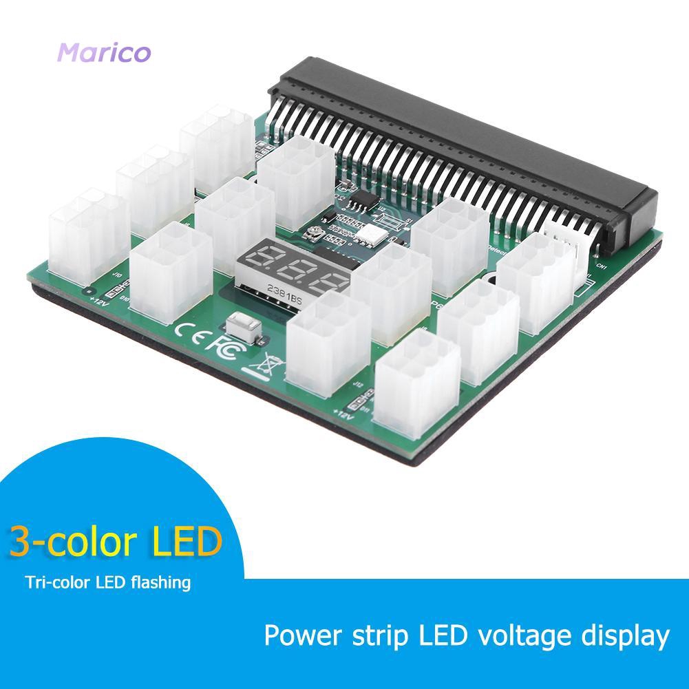 อุปกรณ์แปลงอะแดปเตอร์พาวเวอร์ซัพพาย 12x6 Pin Hp Server Gpu 12v - marico ...