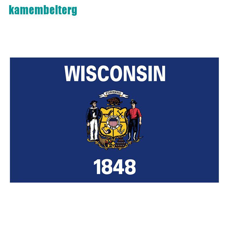 ธงประจําชาติ Usa State 1848 Wisconsin 90X150 ซม . - kamembelterg.th ...