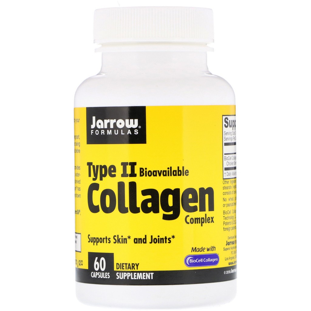คอลลาเจน 2บำรุงไขข้อ Jarrow Formulas Type II Collagen Complex 60 ...