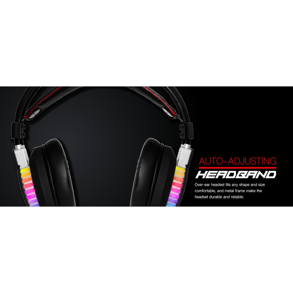 SIGNO E-Sport HP-826 AUGUSTA 7.1 Surround Sound Gaming Headphone ...