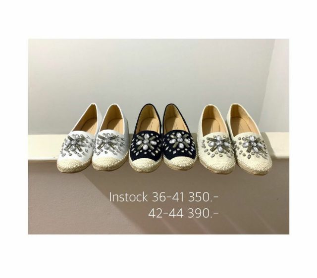 size 42-44 Diamond blink blink by Cheeryfull รองเท้าไซส์ใหญ่ รองเท้าคัท ...