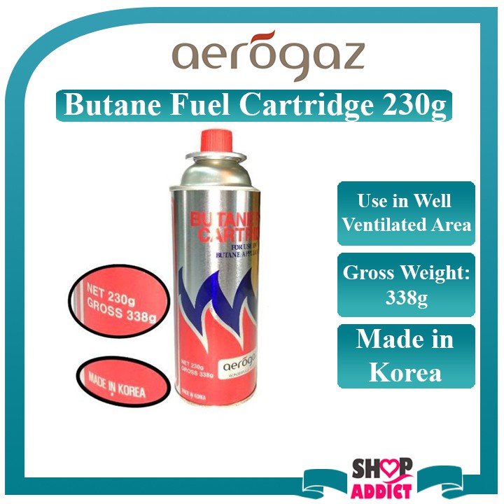 AEROGAZ BUTANE FUEL CARTRIDGE 230G 6FG6 | Shopee Thailand