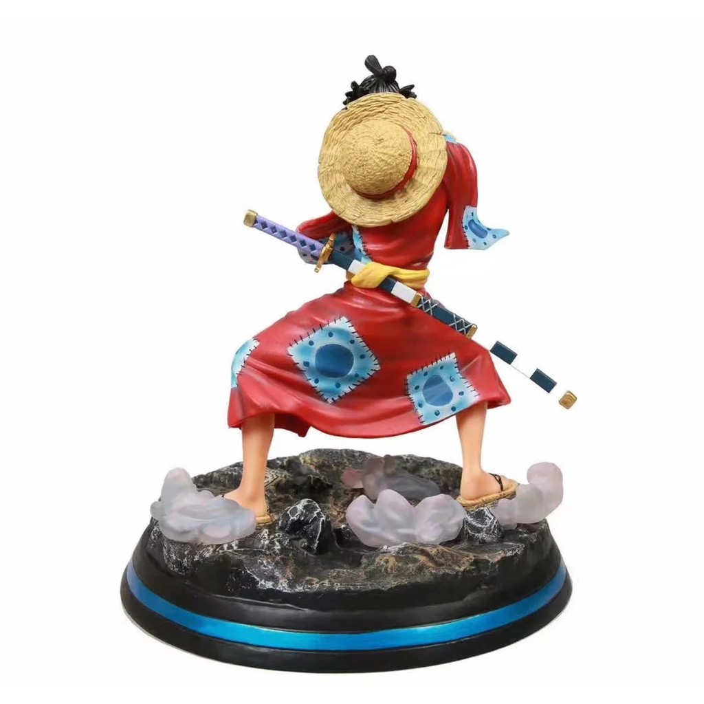 ฟิกเกอร์โมเดล One Piece Gk Three Stalls กิโมโน Luffy And The ...