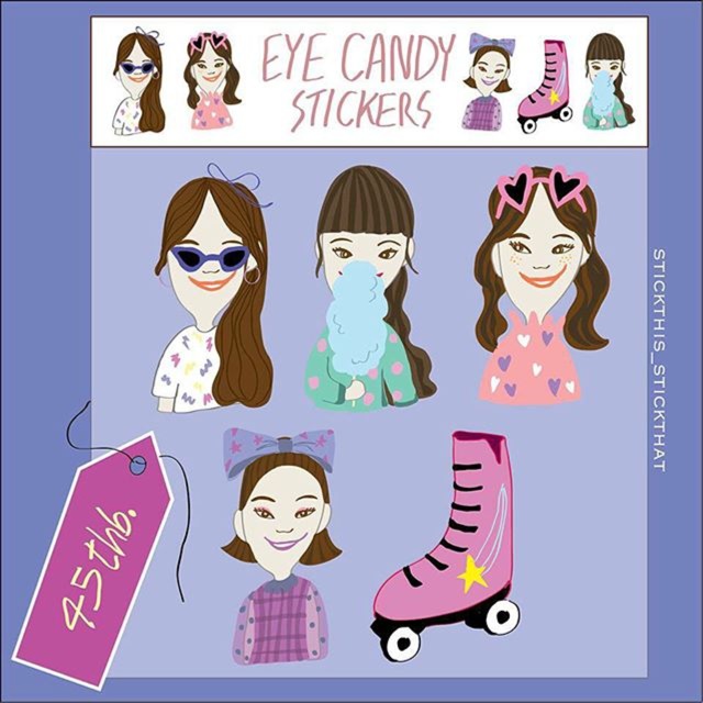 Eye Candy stickers pack | Shopee Thailand