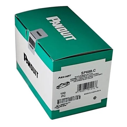 Panduit หัวสายแลนตัวผู้ Modular Plug Cat6 Panduit จำหน่ายเป็นกล่อง100 ...