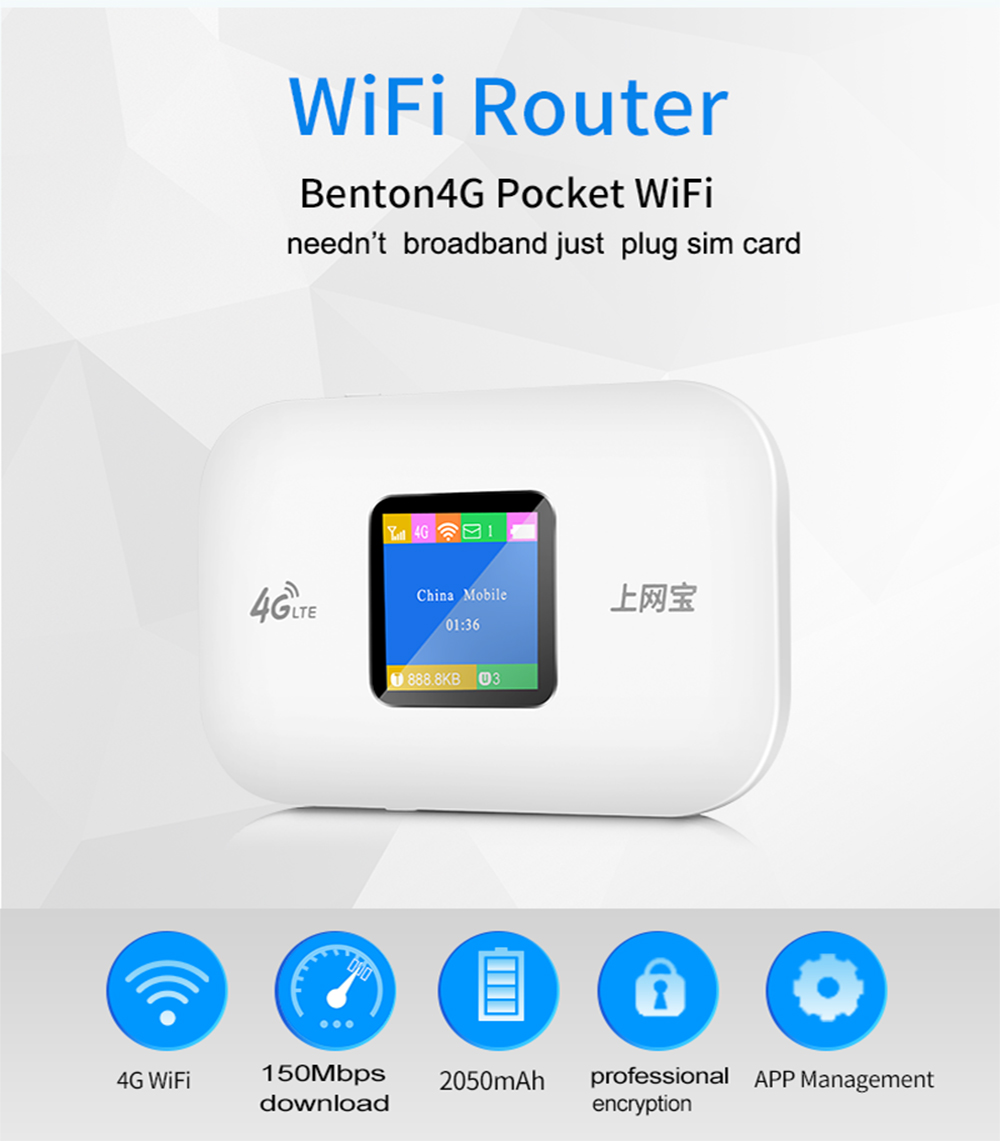 4G Wifi Router mini router 3G 4G Lte Wireless Portable Pocket wi fi ...