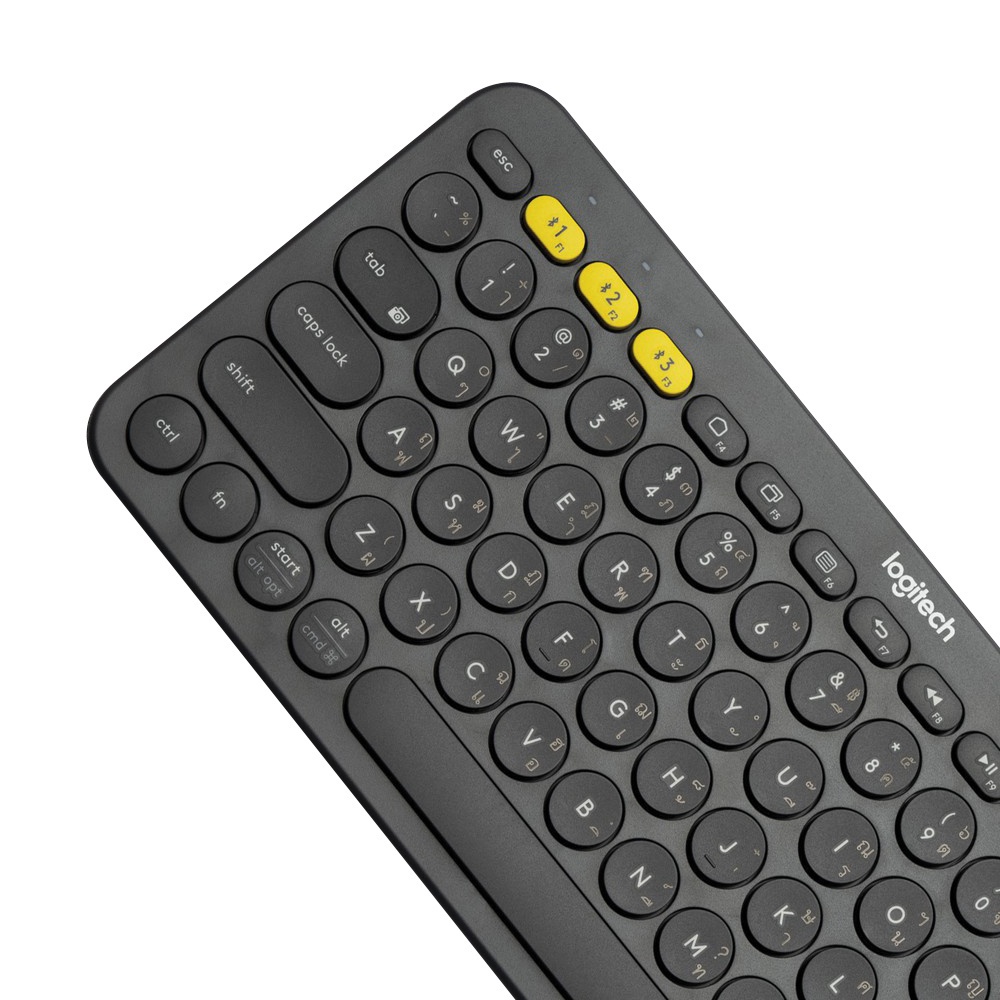 LOGITECH K380 KEYBOARD MULTI DEVICE KEY THAI - GREY (1Y) (IP7-001067 ...