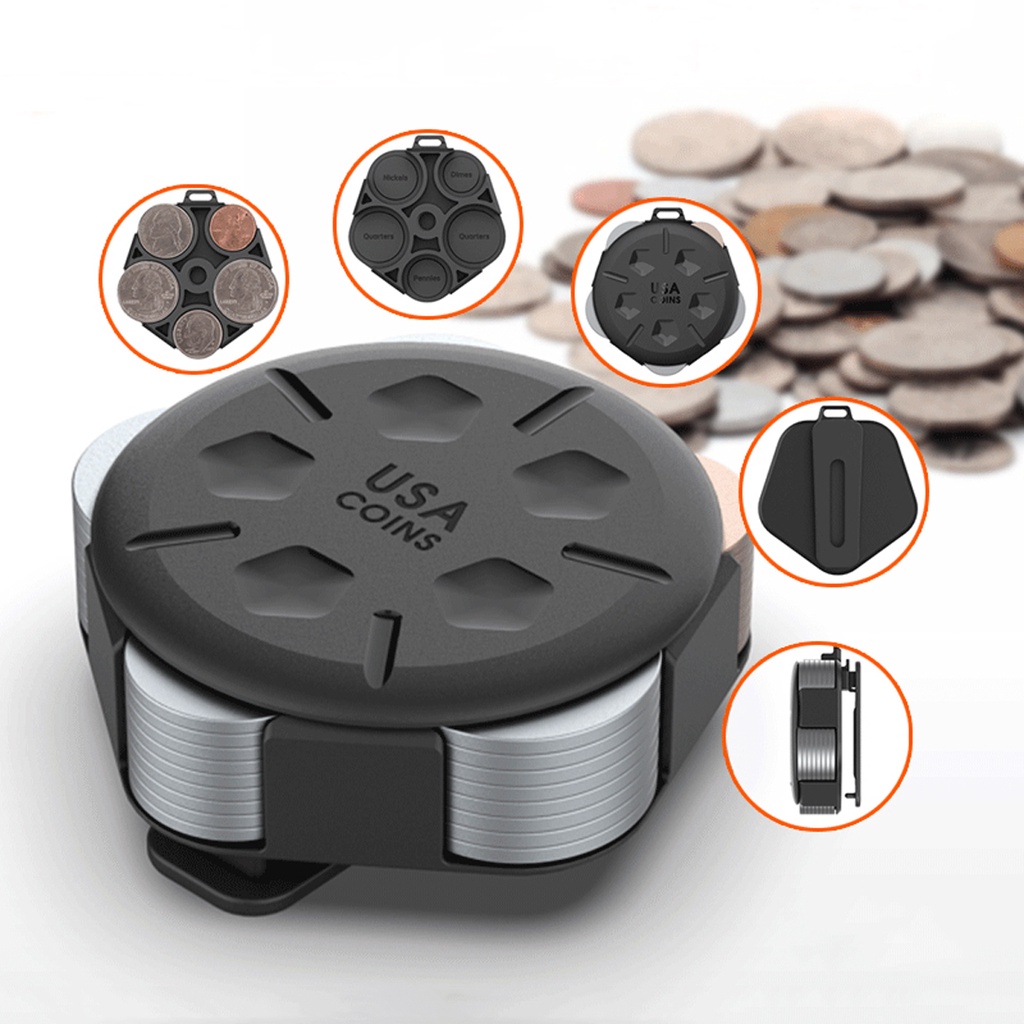 กระปุกออมสินortable Coin ortable Storage Box for Waist Coin Storage Box ...