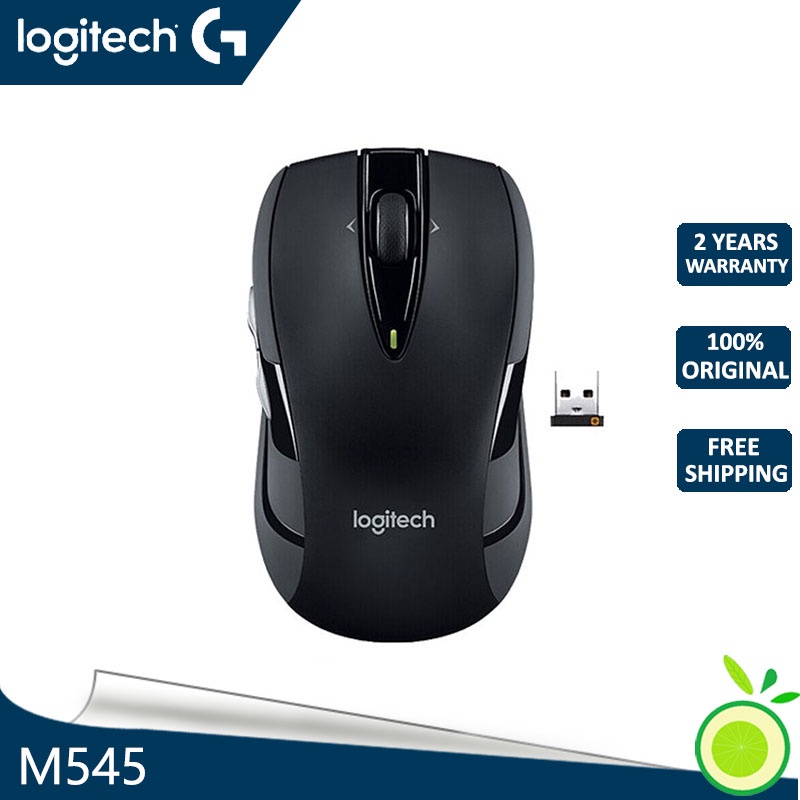 Original Logitech M545 เมาส์เลเซอร์ไร้สาย - f2t4xs7b3d - ThaiPick