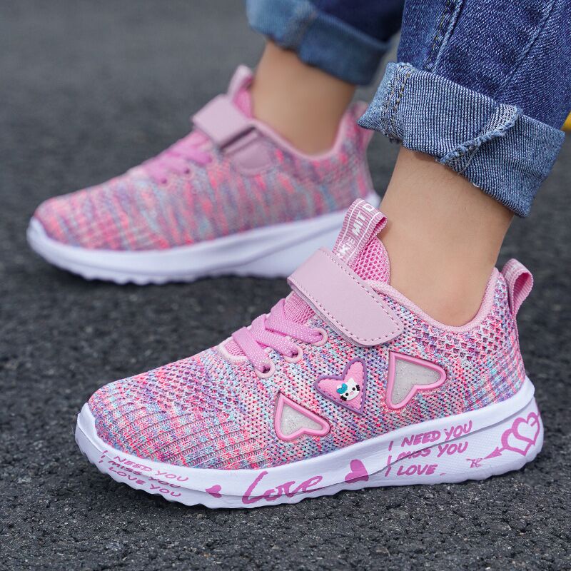 มั่นใจได้ว่าจะซื้อChildren Girls Sneakers SPRING FLATS Shoes Tennis FOR ...