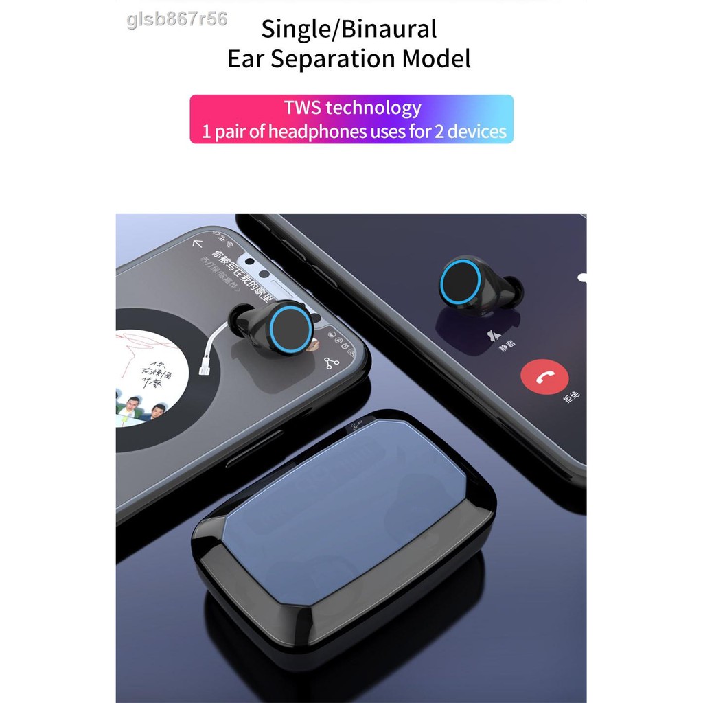 Original Wireless Earphones M11 TWS Bluetooth In-ear Earbuds Noise ...