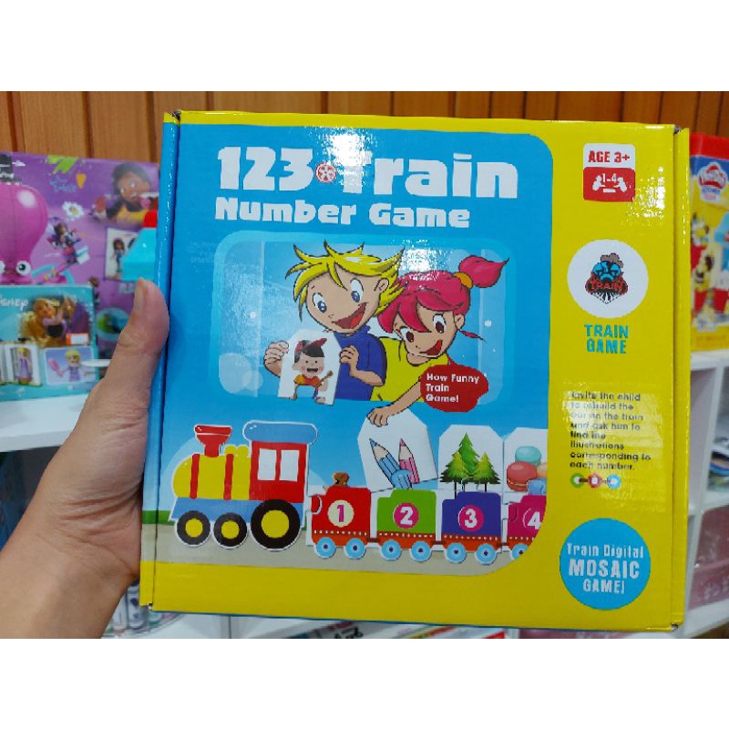 สื่อการสอนเรื่องจำนวน Train Number Game | Shopee Thailand