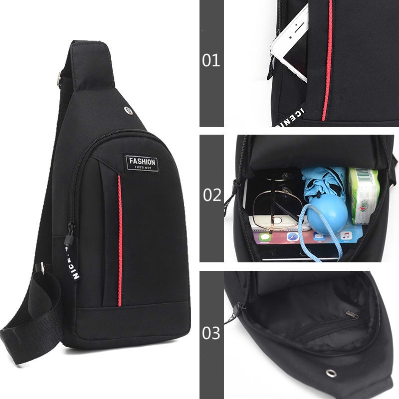 Man's Bags Unisex Waist Bag Korean Style Waterproof Fashion Tend Belt ...