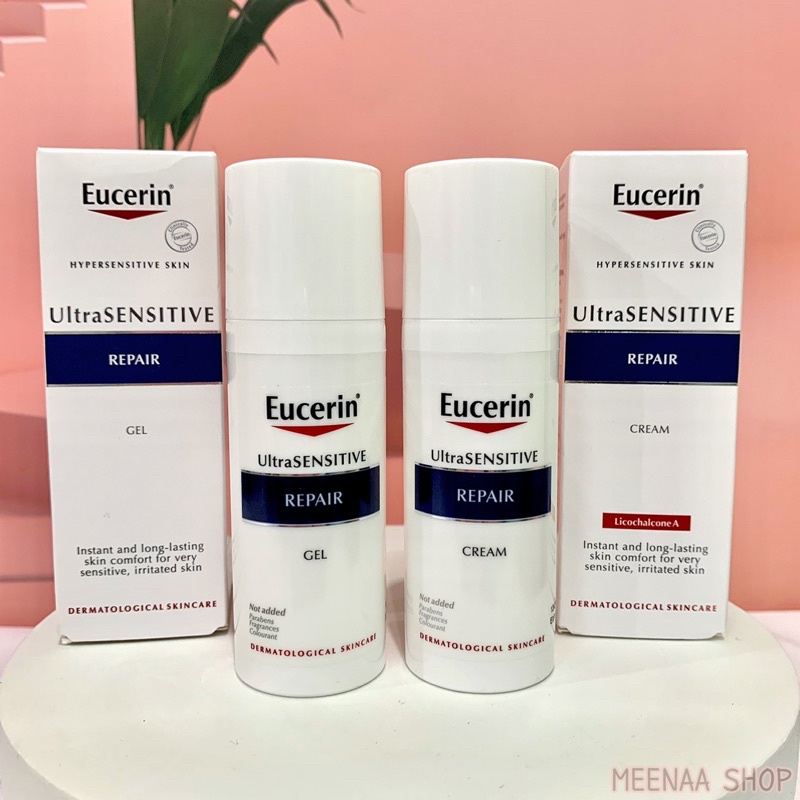 EUCERIN Ultra Sensitive Repair Gel Cream 50 ml. ฟื้นบำรุงเกราะปกป้องผิว ...