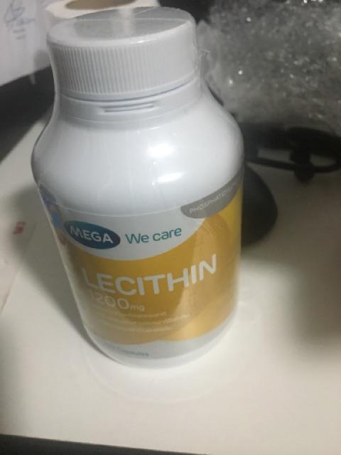 MEGA Lecithin 1200mg 100cap ( เมก้า เลซิติน Phosphatidylcholine Choline ...
