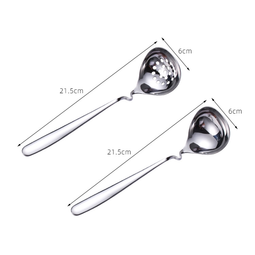 REBUY Multifunction Serving Spoon Fondue Tableware Soup Ladle Long ...