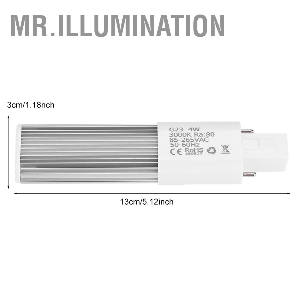 Mr.Illumination 4W 2-Pin หลอดไฟ Led ขนาดกะทัดรัดประหยัดพลังงาน 85-265V ...