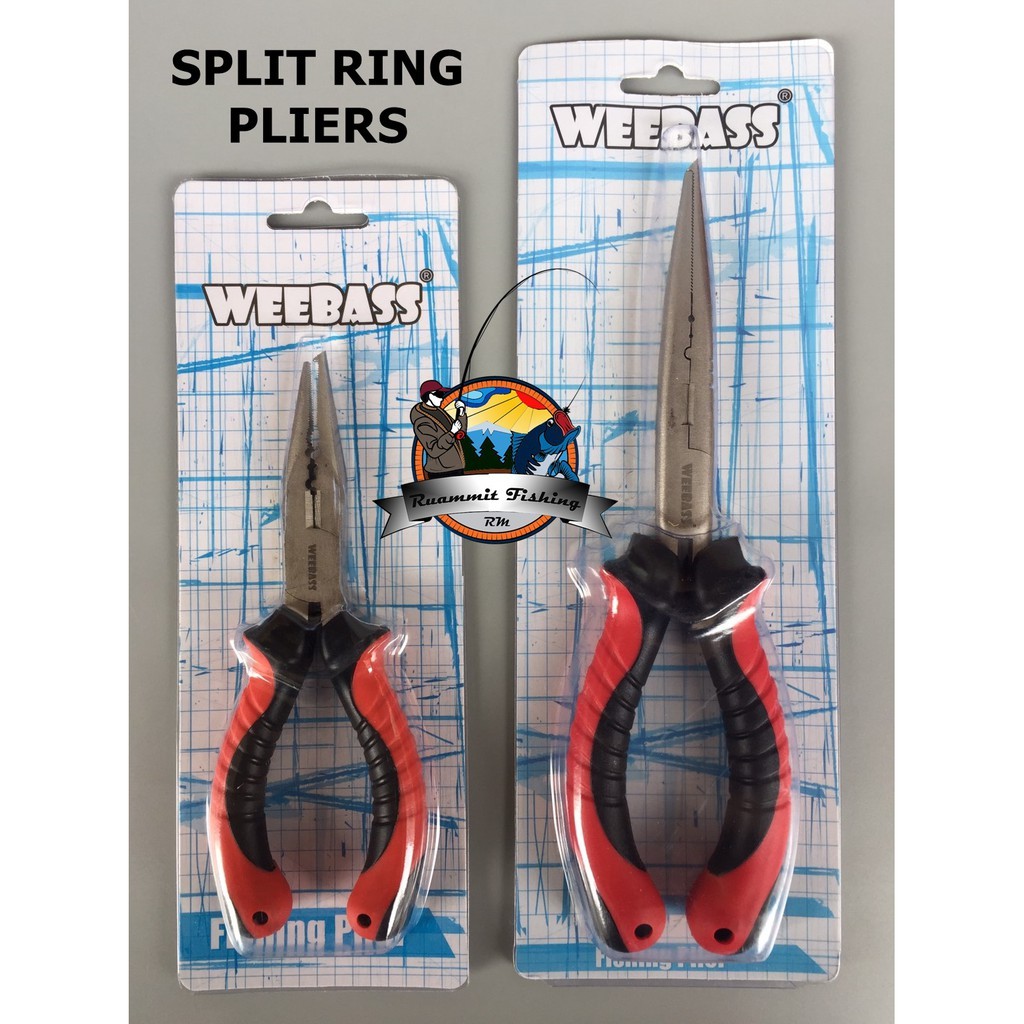 คีมตัดลวดวีแบส SPLIT RING PLIERS by WEEBASS (คีมอเนกประสงค์) | Shopee Thailand