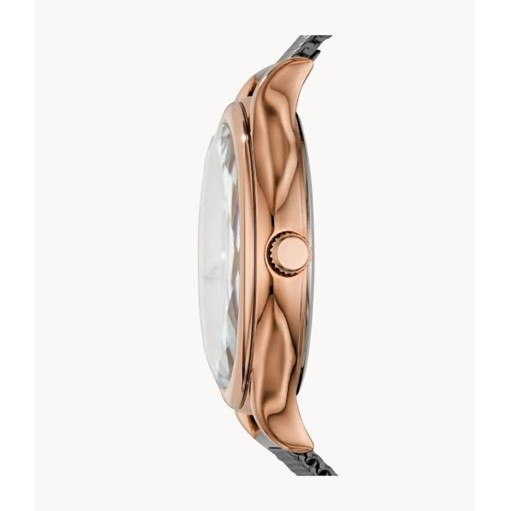 FOSSIL Laney Three-Hand Smoke Stainless Steel Watch BQ3393 BQ3393 ...