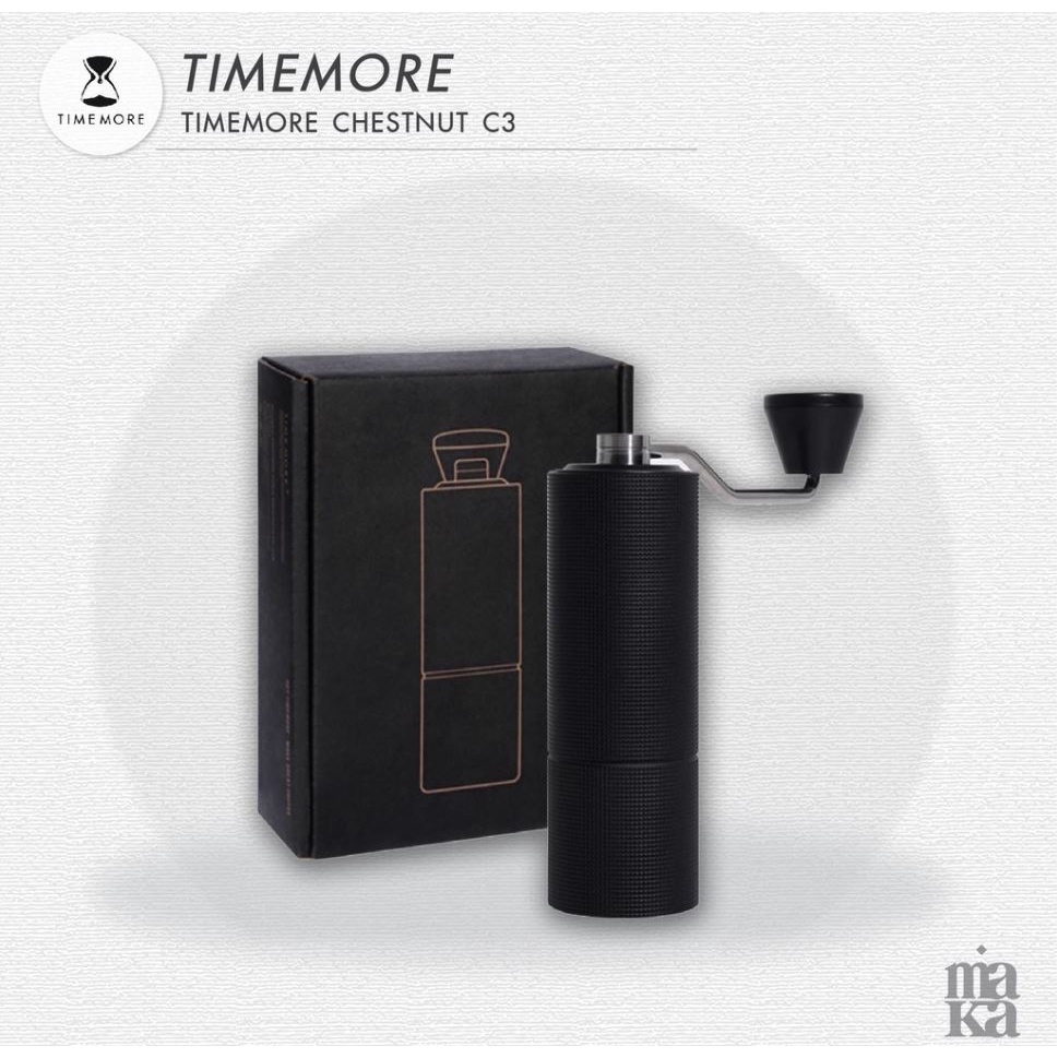 Timemore Chestnut C2 C3 เครื่องบดกาแฟมือหมุน กาแฟบด เมล็ดกาแฟ Coffee Grinder Updated เครื่องบด ...
