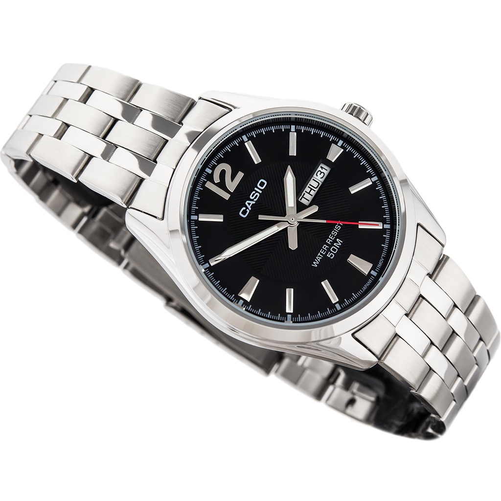 Casio นาฬิกาข้อมือผู้ชาย สายสแตนเลส รุ่น MTP-1335 ของแท้ประกันศูนย์ CMG ...