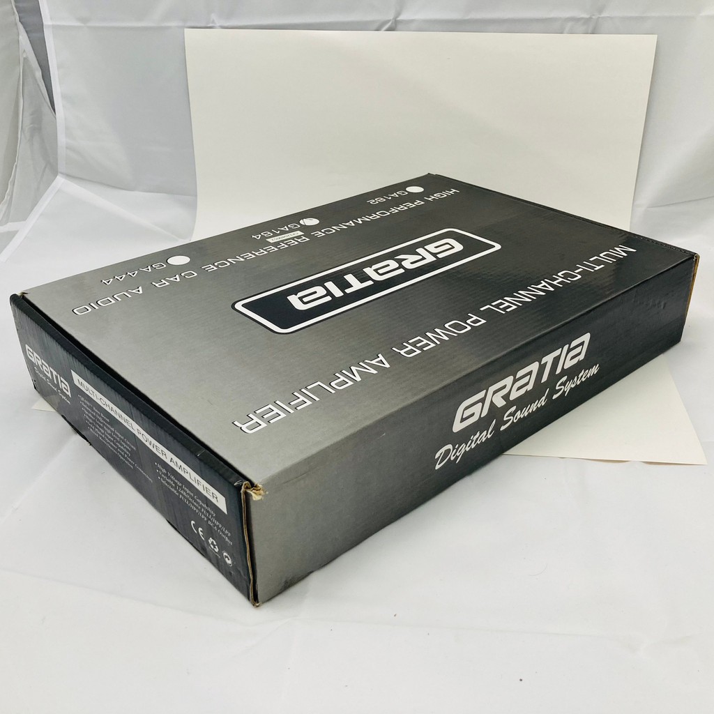เพาเวอร์แอมป์ติดรถยนต์ GRATIA รุ่น GA164 4CH CLASS AB สีดำ เครื่องเสียงติดรถยนต์,เพาเวอร์ติด ...