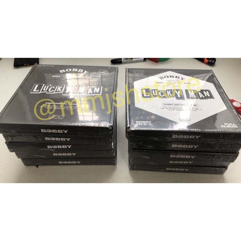 ☌ [พร้อมส่ง 05/06] พรีรอบ 2 อัลบั้ม BOBBY 2nd FULL ALBUM [LUCKY MAN ...