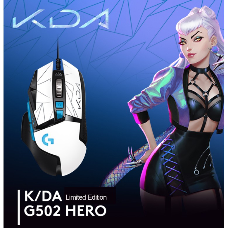 จุด Logitech G502 Hero Kda เมาส์เกมมิ่งมีสาย 25 K Optical 25600 Dpi ...