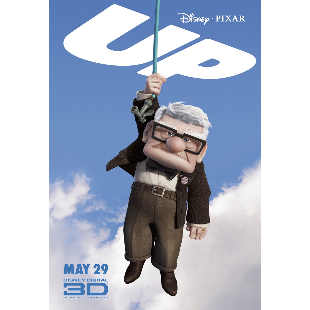 โปสเตอร์หนัง Up ปู่ซ่าบ้าพลัง แอนิเมชัน Movie Poster ภาพติดผนัง ...