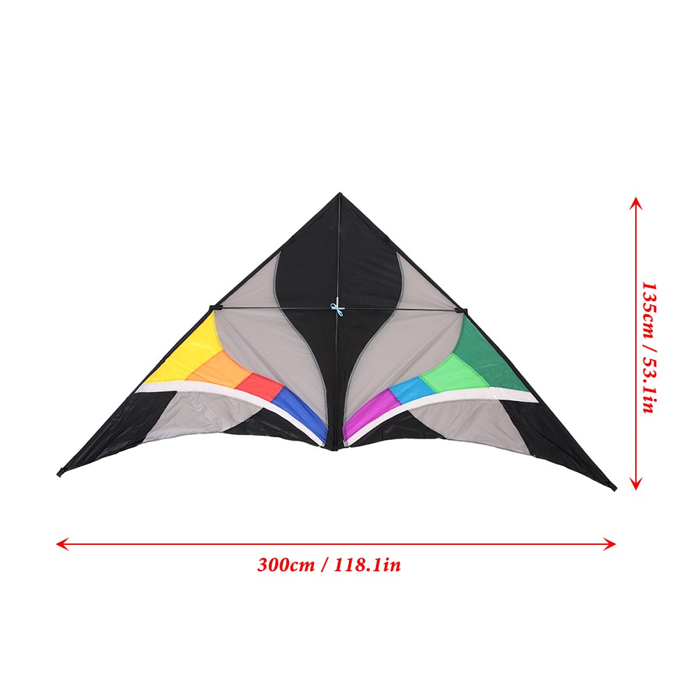 ของแท้พร้อมส่ง 300135cm Single Line Kite Huge Delta-shape Kite Flyer ...