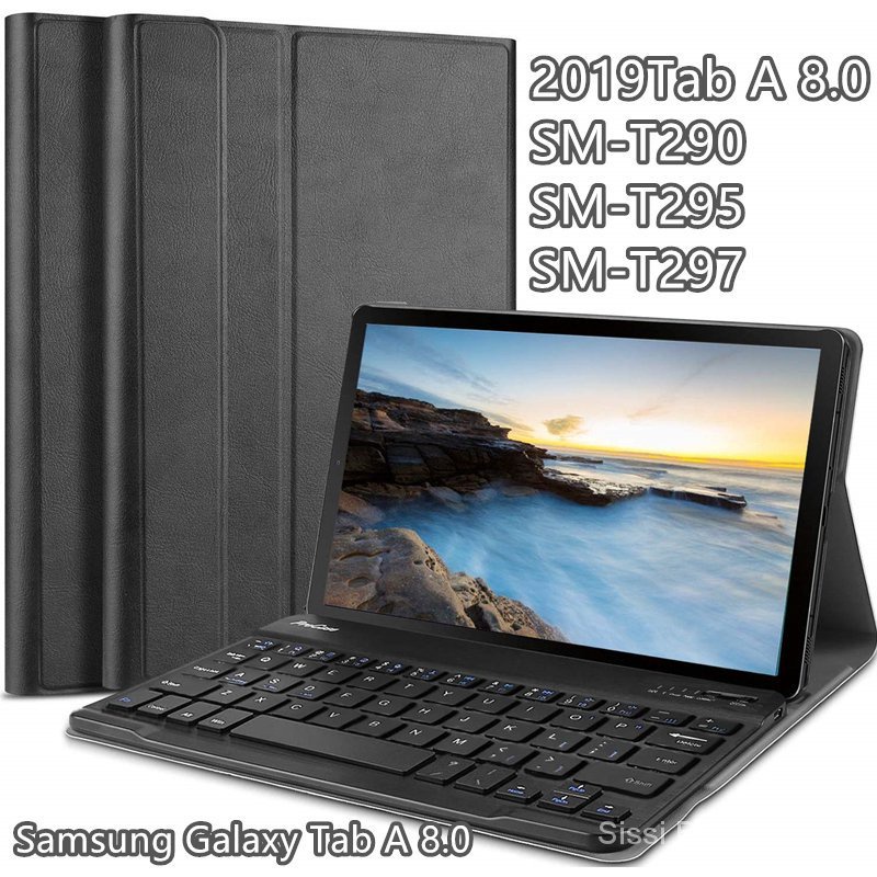Galaxy Tab A 8.0 2019(SM-T290/T295) PU Leather Lightweight Smart Cover ...