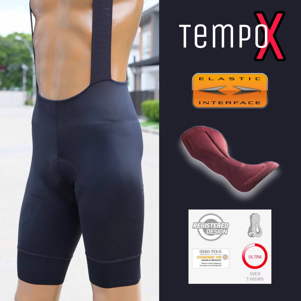 (เป้าเบลเยี่ยม) กางเกงปั่นจักรยาน BIB มืออาชีพคุณภาพสูง เอี๊ยมจักรยาน - fixmesport - ThaiPick