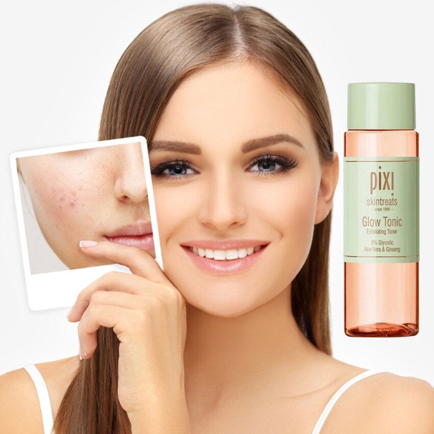 Pixi 100ML 5 Glycolic Acid Glow Tonic Moisturizing Oil-Controlling ...