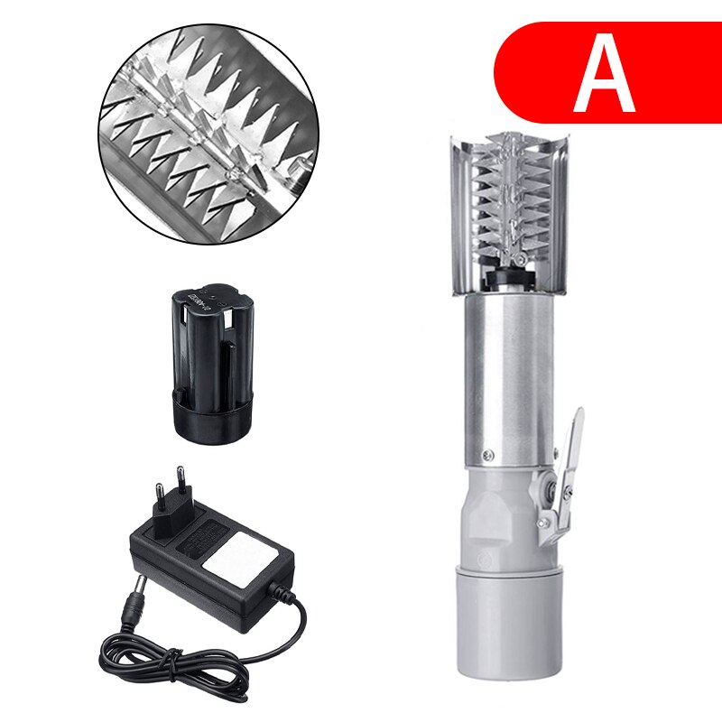 120W Portable Cordless Electric Fish Scaler Fishing Scraper Clean Fish ...