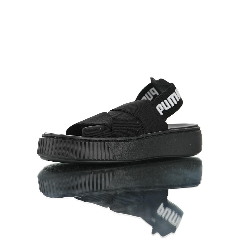Puma Platform Sandal LEA มัฟฟินรุ่นที่สองสีบริสุทธิ์สะกดรองเท้าแตะชาย ...