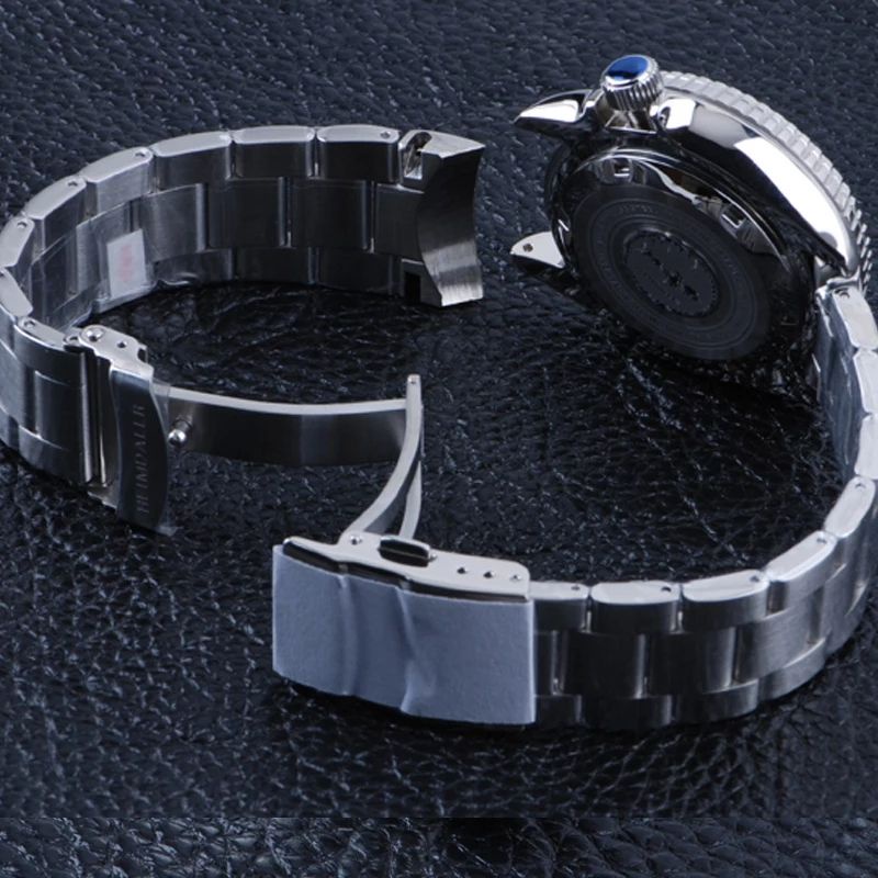 Heimdallr Sharkey Automatic Mechanical NH36 Diver watch 200m waterproof ...