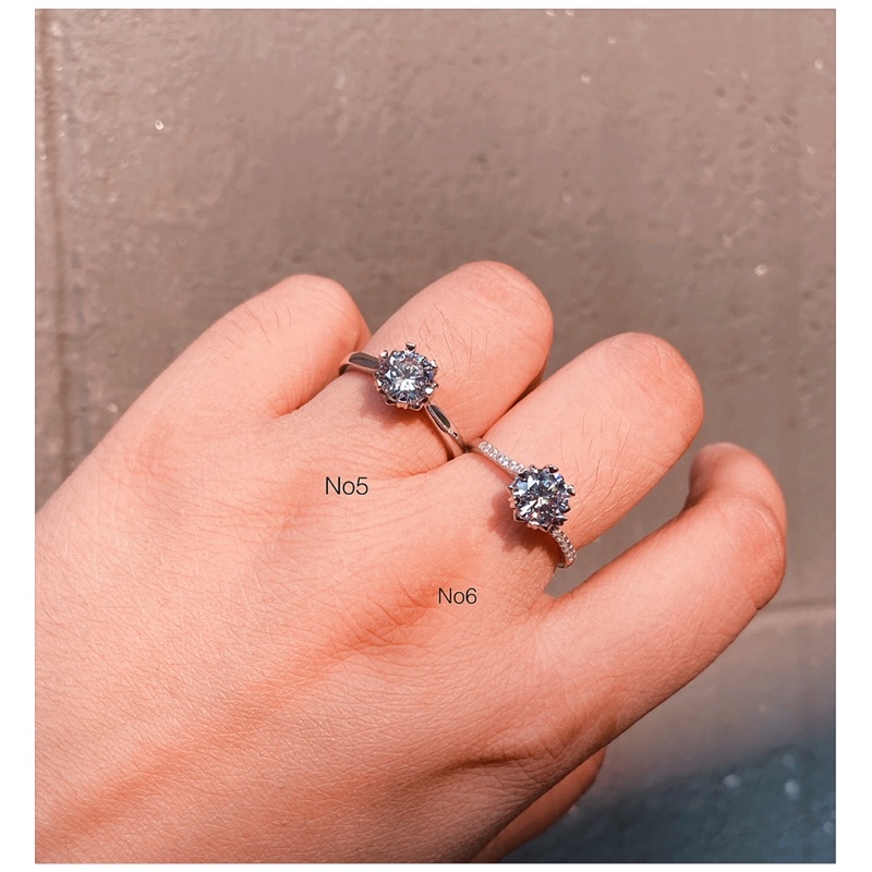 iam silver925แหวนเงินแท้ชุบทองคำขาว(เซต1) - iam.silver - ThaiPick