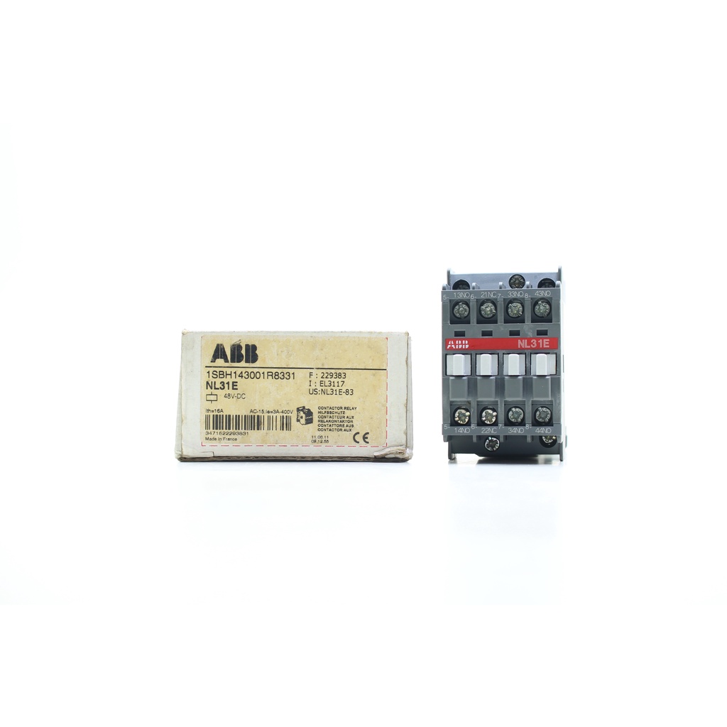 NL31E ABB CONTACTOR RELAYS ABB NL31E ABB 1SBH143001R8331 | Shopee Thailand