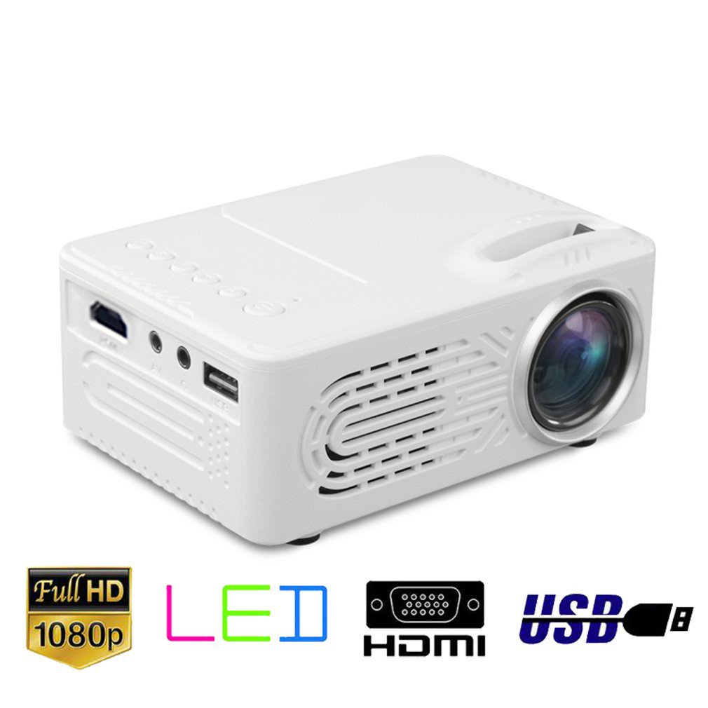[hot spot]814 LED Mini Projector Portable Projector With HDMI USB Home ...