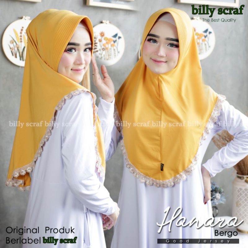 Hanara bergo ของแท้ ไม้ขูดบิลลี่ - dherahijabs.th - ThaiPick