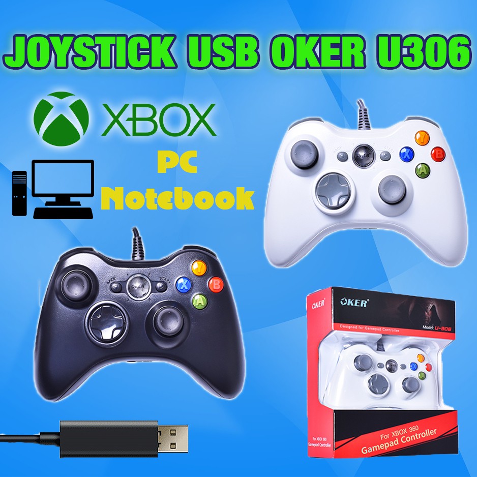 JOY USB Game Joy Stick จอยเกมส์ จอย XBOX 360 OKER U306 | Shopee Thailand