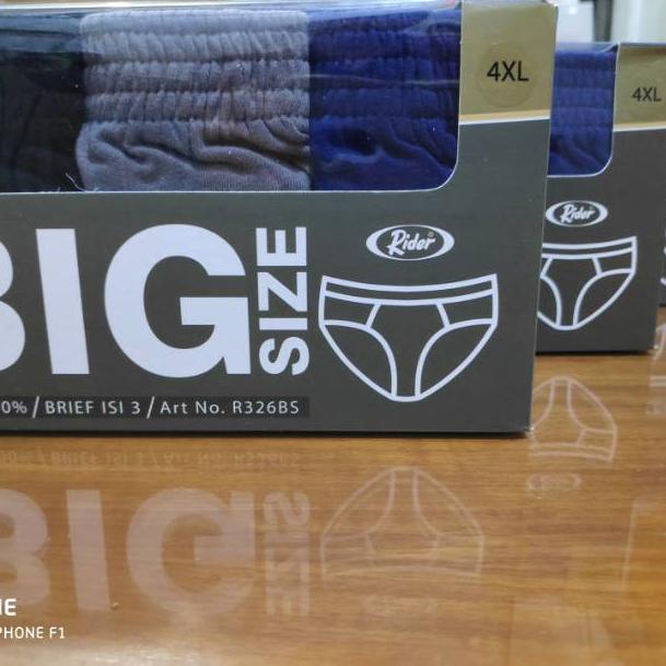 ส่งฟรี กางเกงชั้นใน RIDER 326 ขนาดใหญ่ 1 หน้ากาก สําหรับผู้ชาย CD RIDER JUMBO 2XL-3XL -4XL -5XL ...