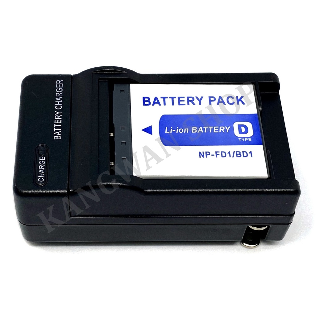 NP-BD1 NP-FD1 BD1 FD1 Battery and Charger For Sony Cybershot DSC ...