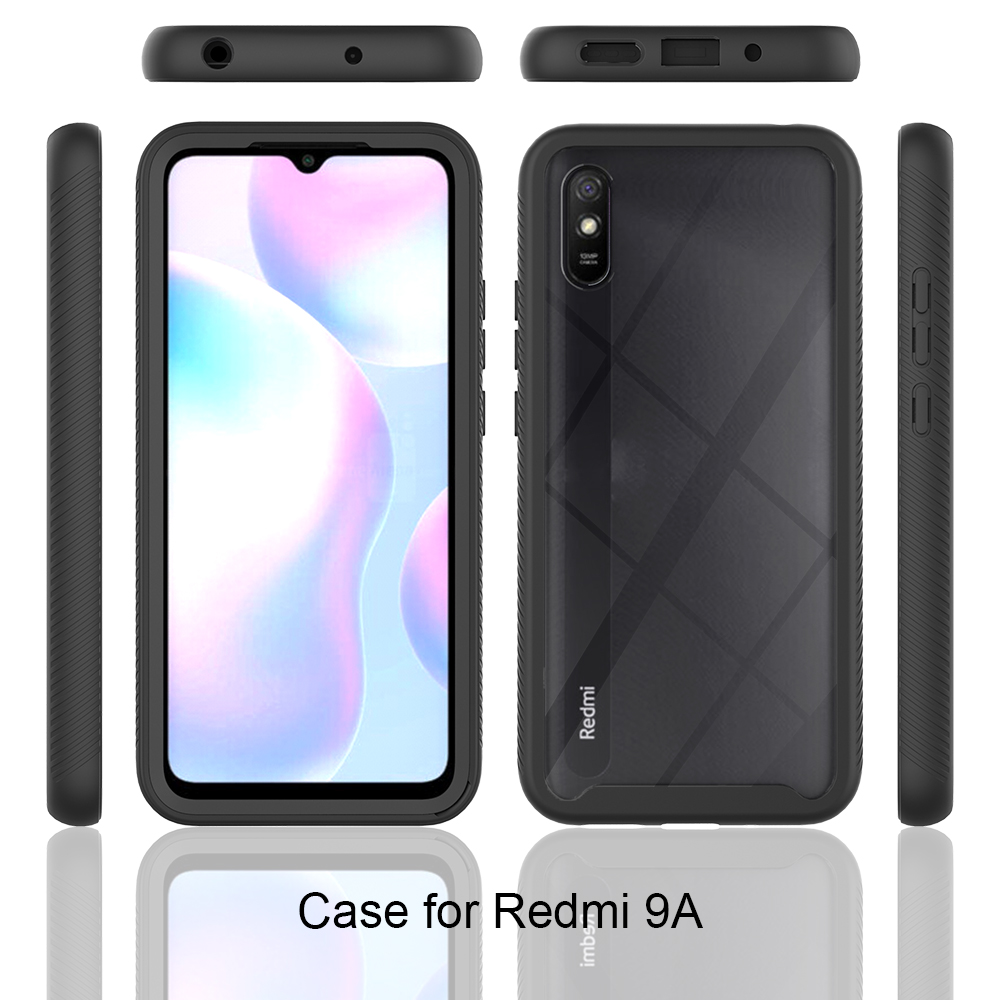 Xiaomi Redmi 9 9A 9C Full Body Clear Transparent Bumper Shockproof ...