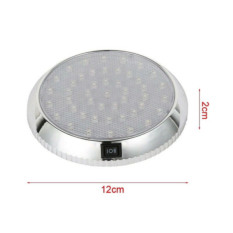 46LED Ceiling Cabin Light LED Interior Roof Light For Trunk Lights 12V ...