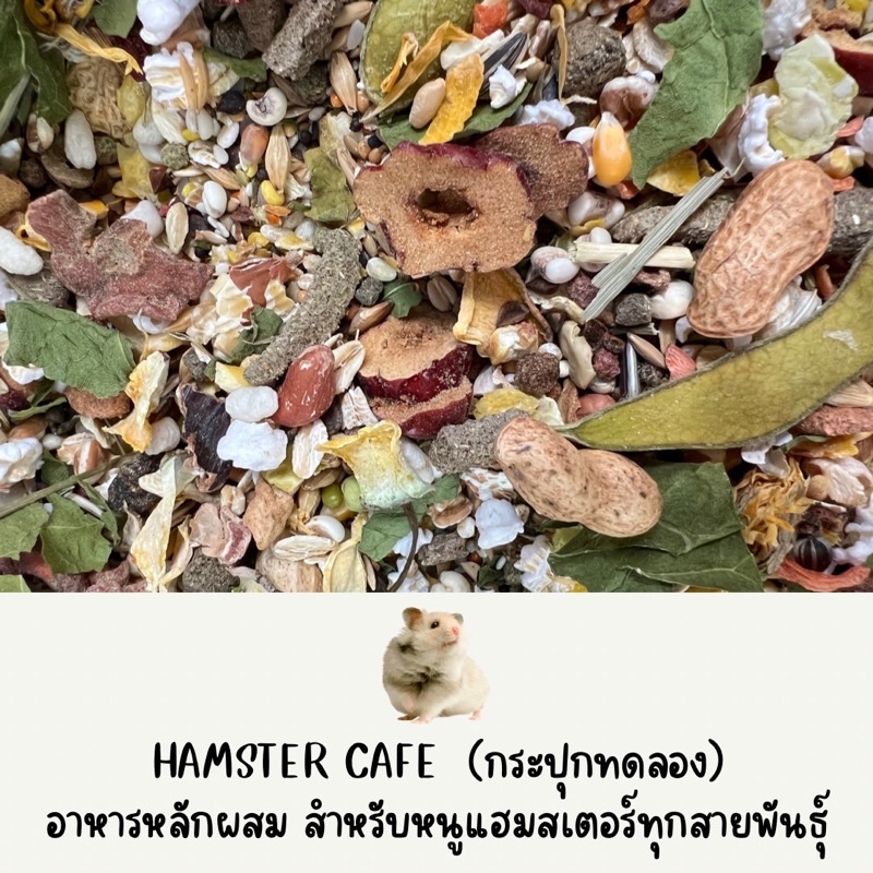 ( แบ่งขาย ) Hamster cafe อาหารผสมสำหรับหนูแฮมสเตอร์ทุกสายพันธุ์ ...