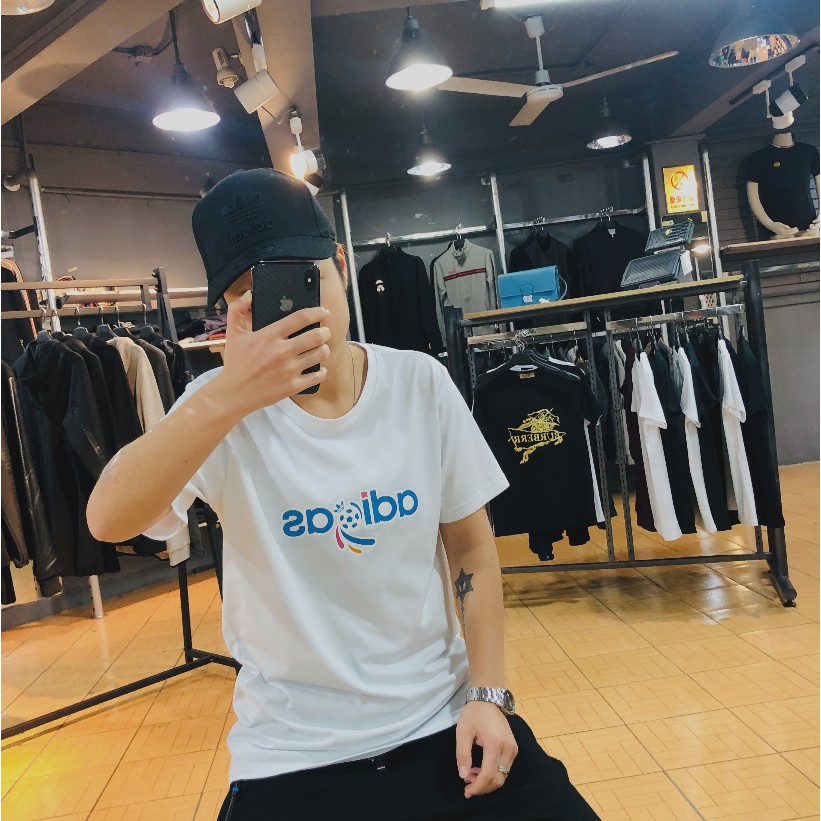 Adidas heat transfer printed cotton short sleeve - kaixin.th - ThaiPick