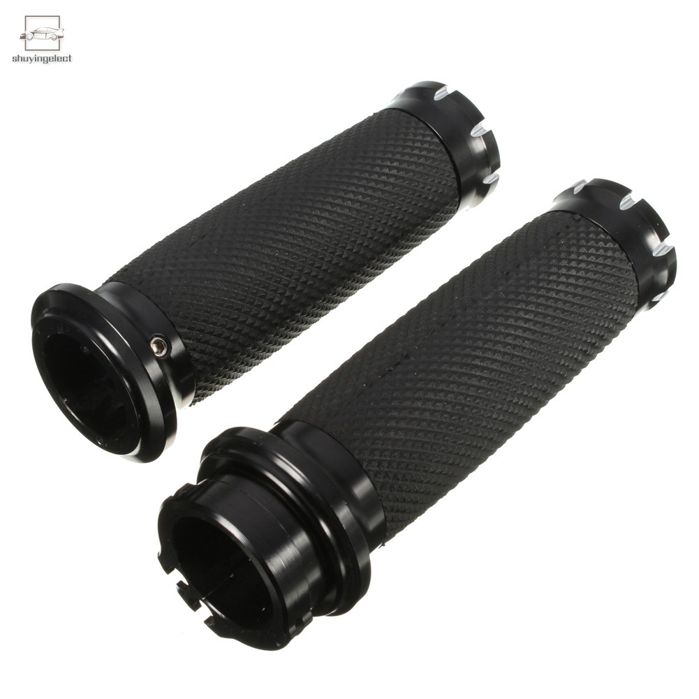 1 คู่ 25มม.อุปกรณ์แฮนด์มือจับสําหรับ Harley Sportster Dyna Softail ...